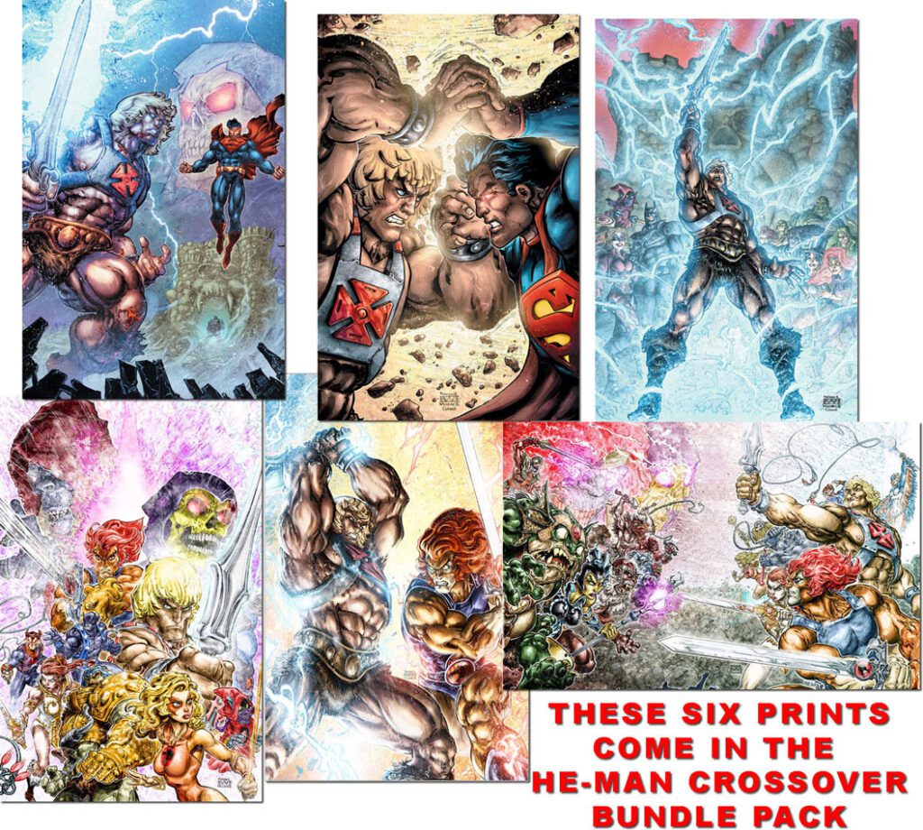HE-MAN CROSSOVER BUNDLE SIX PRINTS! - Freddie E. Williams II