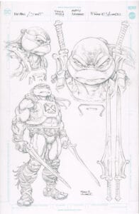 He-Man/TMNT Crossover That Almost Was Sketchbook 64 color pages ...