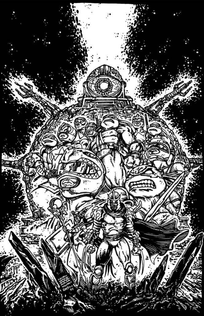 Power Rangers TMNT v2Collab w/ Kevin Eastman Issue 1TWO 11×17 Originals ...